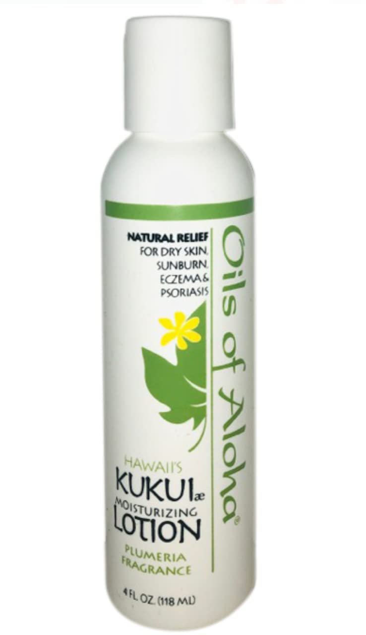 Amazon.com : Oils of Aloha Kukui Lotion 4 ounces Plumeria Scented ...