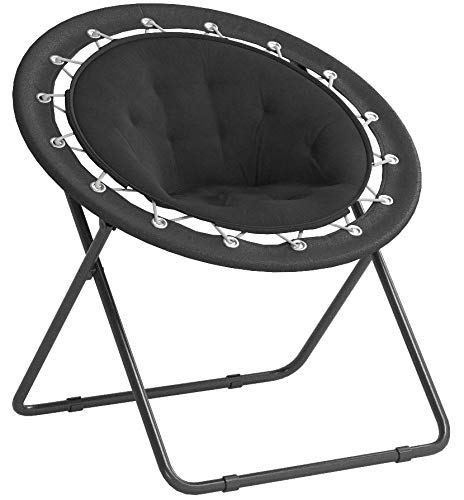 Urban Lifestyle Bungee Saucer Chair, 30", Black - Want It All