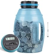 Amazon.com: X-Large Piggy Bank for Adults Kids, Vcertcpl Digital Coin ...