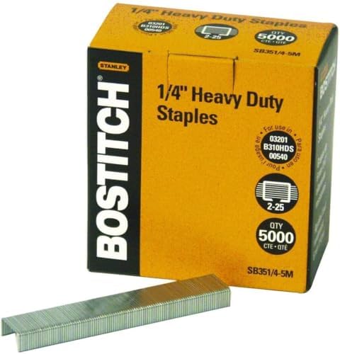 BOSTITCH SB351/4-1M Grapas para Trabajo Pesado 1/4 pulgadas : Amazon ...