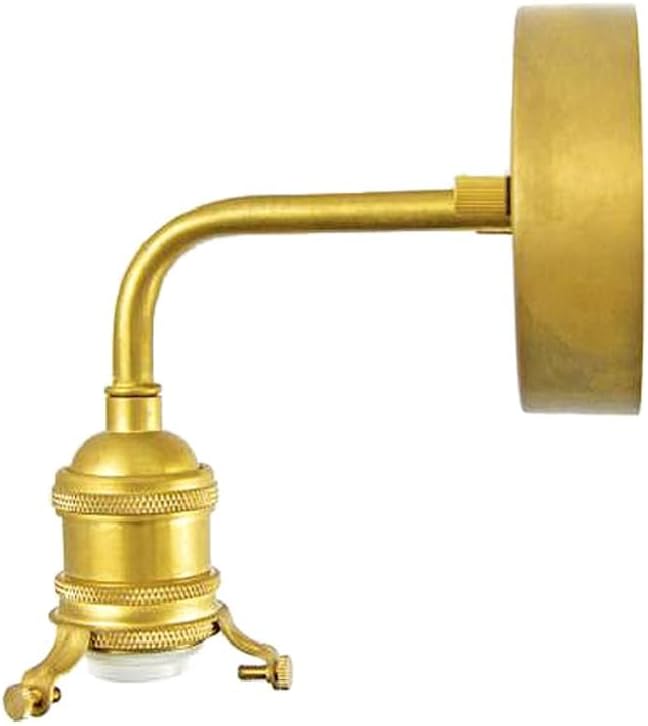 Amazon.co.jp : アクシス(axis) E17 シンプル エントランスライト ブラス (TYPE A) 真鍮 LED電球対応 屋内 屋外 防雨 エントランス照明 ブラケットライト ...