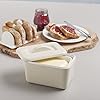 Zeal Insulated Butter Dish, Large 500 grams Capacity Double Walled ...