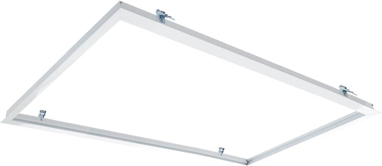LEDKIA LIGHTING Cadre Encastré pour Panneaux LED 120x60cm Blanc ...