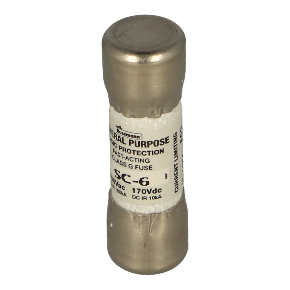 COOPER BUSSMANN SC-6 Fuse, 6AMP, 300V, TIME DELAY: Amazon.com: Tools ...