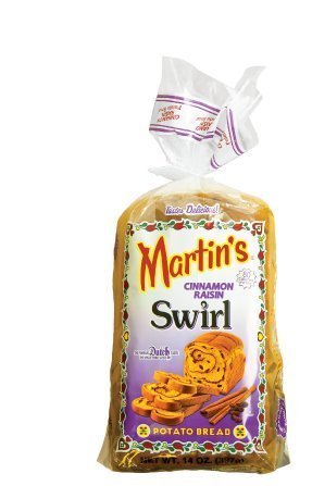 Amazon.com: Martin's Cinnamon Raisin Swirl Potato Bread - Pack of 3 by ...