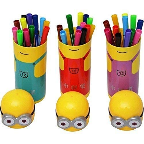BAOER Cartoon Shape Pencil Box Having Sketch Pen Stationary Kit - 12 ...