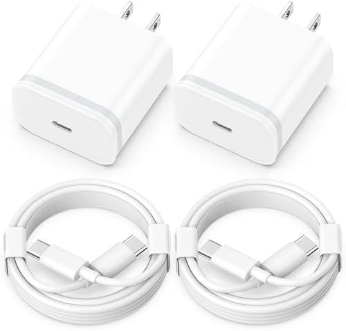 Amazon.com: USB C Charger for iPhone 15, 20W 2-Pack USBC Fast Plug Cube ...