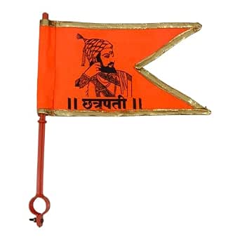 CHATRAPATI FLAGSELLER'S KADAK BHAGWA FLAG OF CHATRAPATI SHIVAJI MAHARAJ ...
