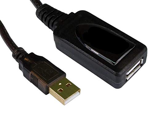 World of Data 30m Active USB 2.0 Extension Cable – 24k Gold Plated ...