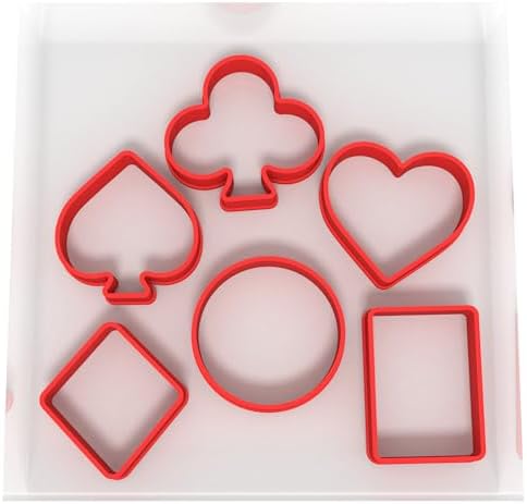 Patchwork Cutters Set of Playing Cards for Sugar Paste Modelling Cake ...