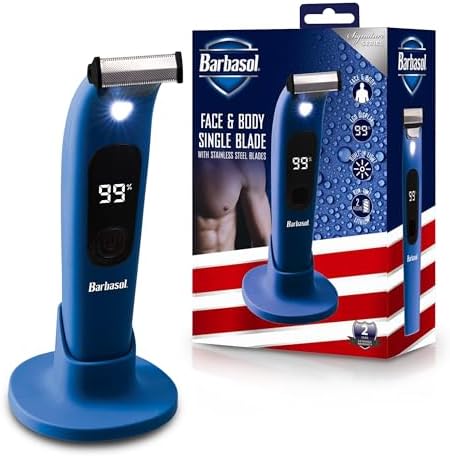 Amazon.com: Barbasol Hybrid Face & Body Single Blade Shaver ...