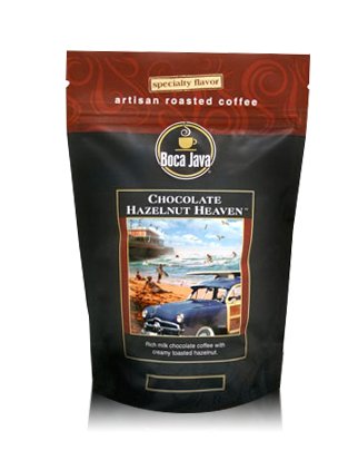 Amazon.com : Boca Java Chocolate Hazelnut Heaven Coffee, Ground, 8oz ...