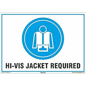 buysafetyposters.com -HI-VIS Jacket Required Signs - PPE Signs - Hard ...