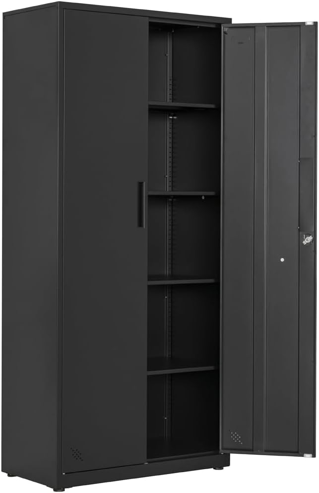 Amazon.com: Lockable Cabinet Metal Storage Cabinet, 69" Locking Metal ...