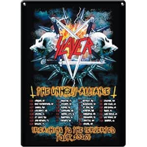 Amazon.com: Slayer - Collectible Tin Concert Signs : Home & Kitchen