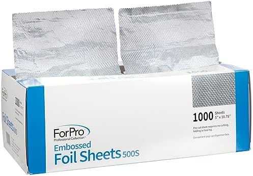 Amazon.com: ForPro Embossed Foil Sheets 500S, Aluminum Foil, Pop-Up ...