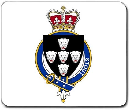Amazon.com: Stout England Family Crest Coat of Arms Mouse Pad : Office ...