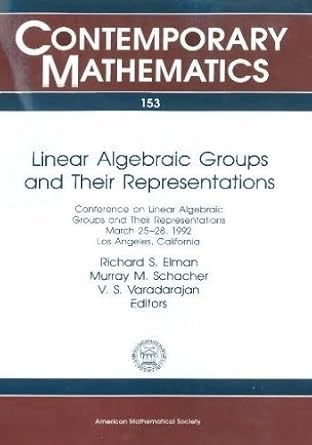 Amazon.com: Linear Algebraic Groups and Their Representations ...