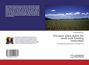 Pro-poor value chains for small scale farming innovation ...