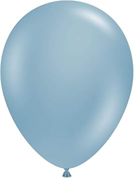 Amazon.com: Tuf-Tex 10065 Blue Slate Latex Party Balloons, 11", Blue ...