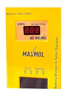 MAXMOL Battery Monitor & Solar System (BMSS) : Amazon.in: Garden & Outdoors