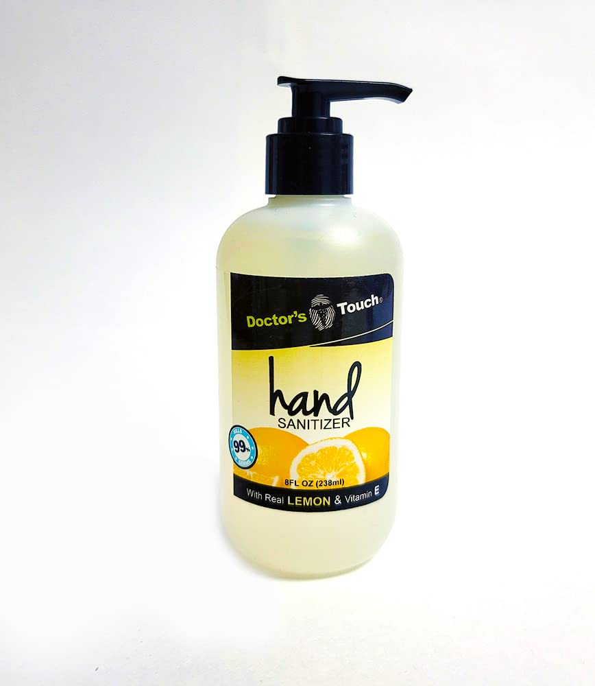 Amazon.com : Doctor's Touch Hand Sanitizer With Real Lemon Vitamin E ...