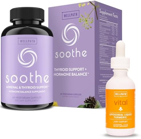 Amazon.com: WellPath Bundle of Soothe Thyroid Support & Hormone Balance ...