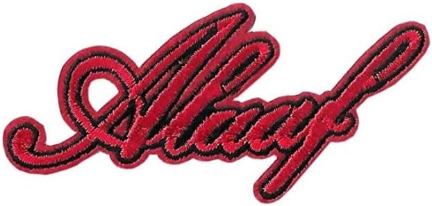 Bügelbild Alaaf rot 9x19cm Köln Schriftzug Applikation Karneval Kostüm ...