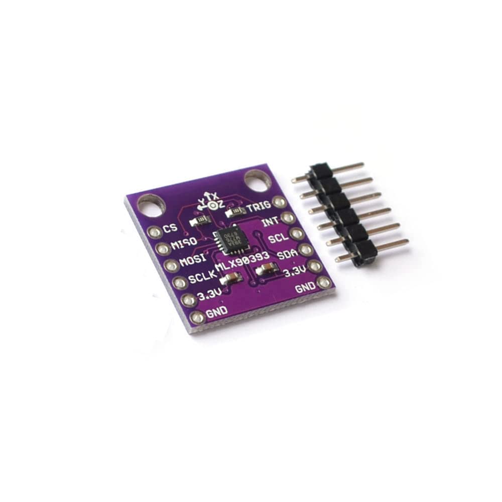 90393 MLX90393 Digital 3D Hall Effect Sensor Linear Displacement Angle ...