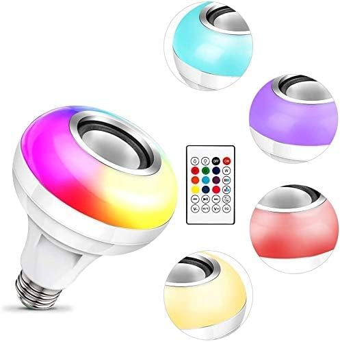Buy Gesto Rgb Lights for room – 12 Watt RGB Bulb,Color Changing Disco ...