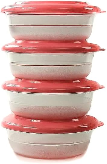 Tupperware Tafelperle 275 ml (4) ROSA OHNE Rand Tafelfeine Schüssel ...