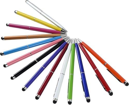 HOIIME 12 Stück Handystifte Touch, 12 Farben Tablet Stift 2 in 1 ...