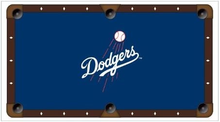 Amazon.com: Los Angeles Dodgers Deluxe 8' Pool Table Felt/Cloth ...