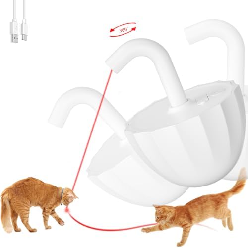 Amazon.com : Tumbler Cat Laser Toy Automatic, 360° Rotation ...