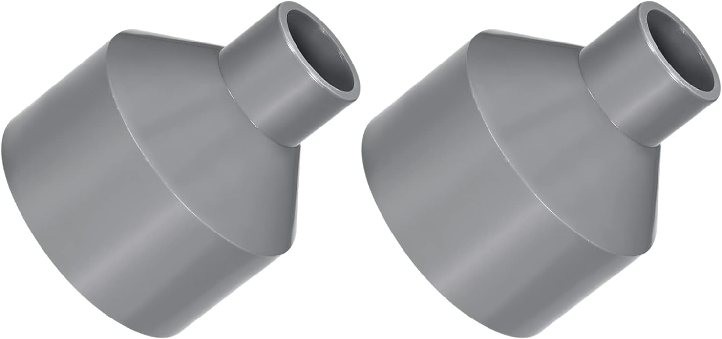 Amazon.com : METALLIXITY Duct Reducer, (2 to 1/2 Inch) 2Pcs, PVC Pipe ...