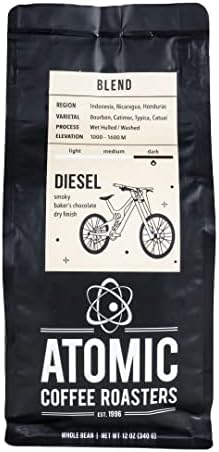 Amazon.com : Atomic Coffee Roasters - Diesel Dark Roast, Whole Bean, 12 oz : Grocery & Gourmet Food