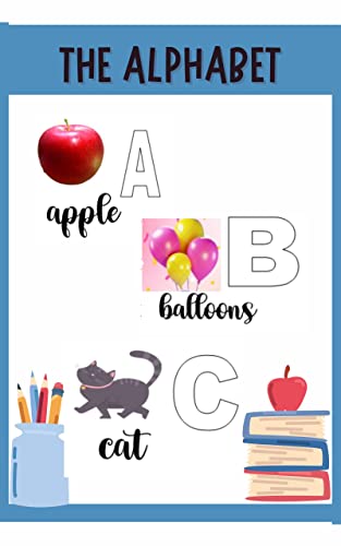 English alphabet book, includes everyday words to practice, contains ...