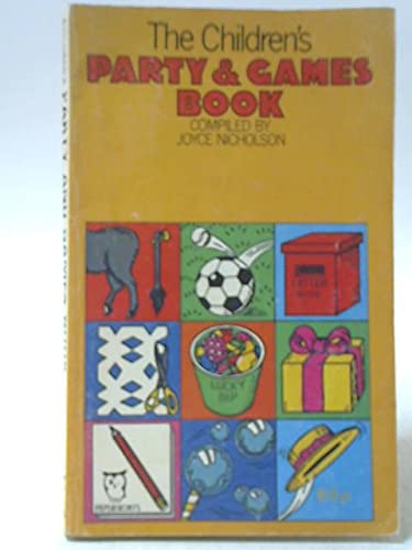 Children's Party and Games Book (Paperfronts): Joyce Nicholson ...
