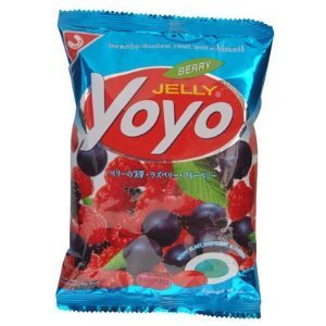Amazon.com : Jelly Yoyo Gummy Berry Blast, Raspberry, Blueberry 80 G ...