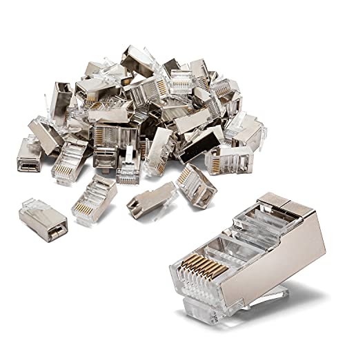 100 x CAT6 FTP Shielded Crimp Connectors – BigaMart