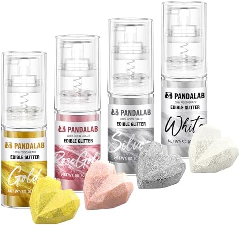 Amazon.com: Edible Glitter Spray - Food Grade Luster Dust for Drinks ...