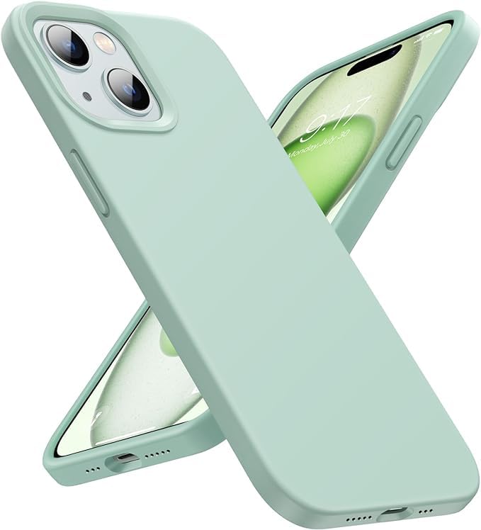 MIDOS Back Cover Compatible with iPhone 15 Case Liquid Silicone Full ...