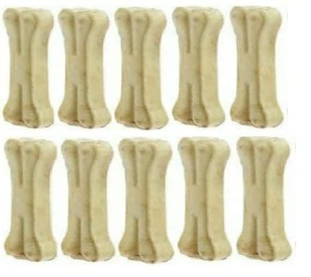 D&C PAWS Rawhide-Pressed Calcium Treat 2-Inch Chicken Flavour Chew ...