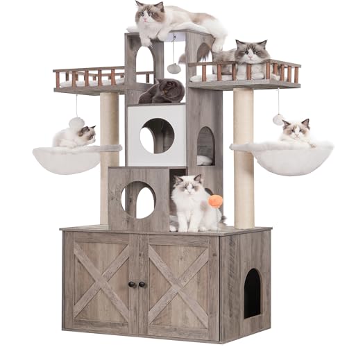 Cat Tree with Litter Box – The 15 best products compared - Wild Explained
