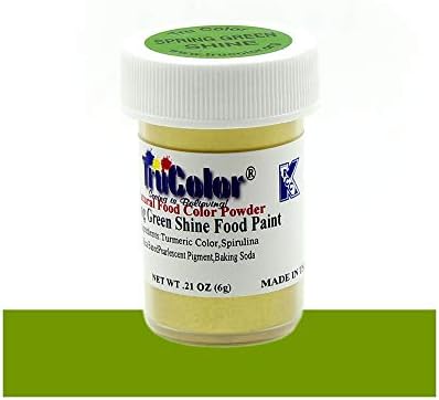 Amazon.com : TruColor Spring Green Shine Natural Food-Coloring Powder ...