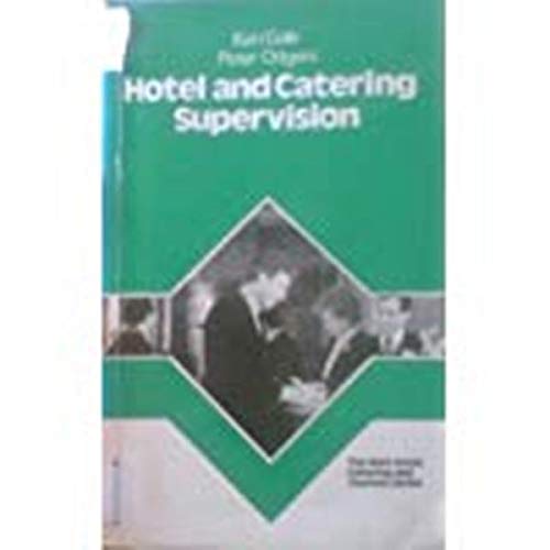 Hotel and Catering Supervision (M & E Hotel, Catering and Tourism ...