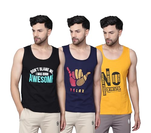 Amazon.in Bestsellers: The most popular items in Men's Undershirt Tank Tops