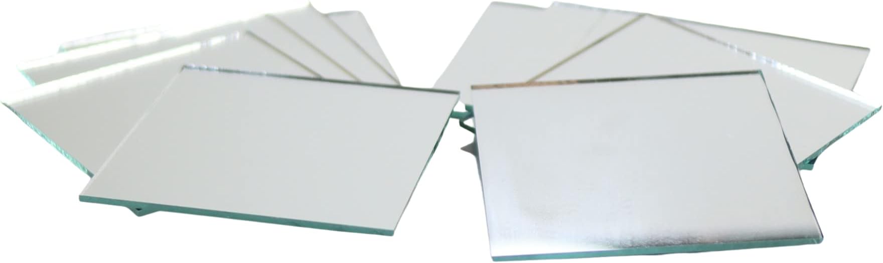 Amazon.com: Art Cove 3 x 3 inch Glass Craft Small Square Mirrors 10 ...
