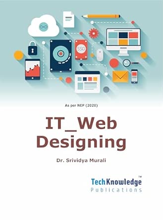 Buy IT - WEB DESIGNING (ELECTIVE) SEM II F.Y. B.SC IT Bachelor of ...