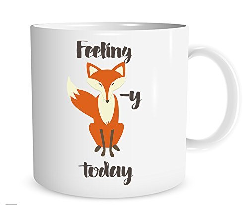 Amazon.com: Feeling Foxy Today Mug, Funny Fox Coffee Cup, Funny Gag ...